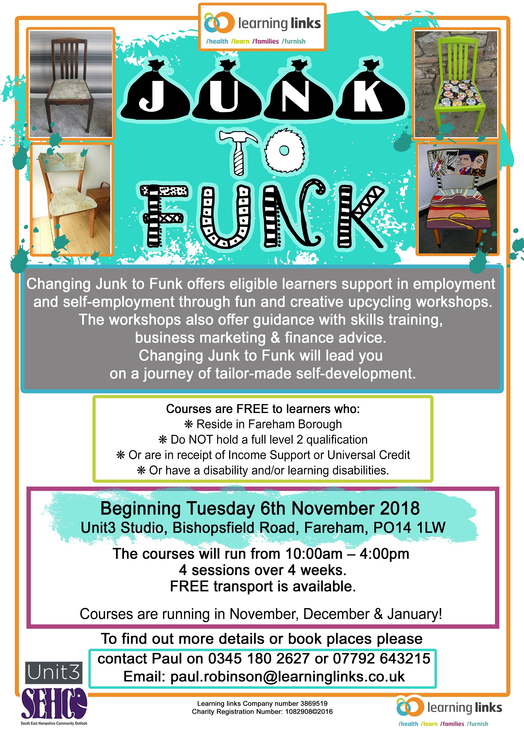 Changing Junk to Funk Workshops | Volunteer First
